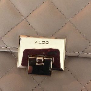 Bags | Aldo Beige Quilted Crossbody Bag | Poshmark